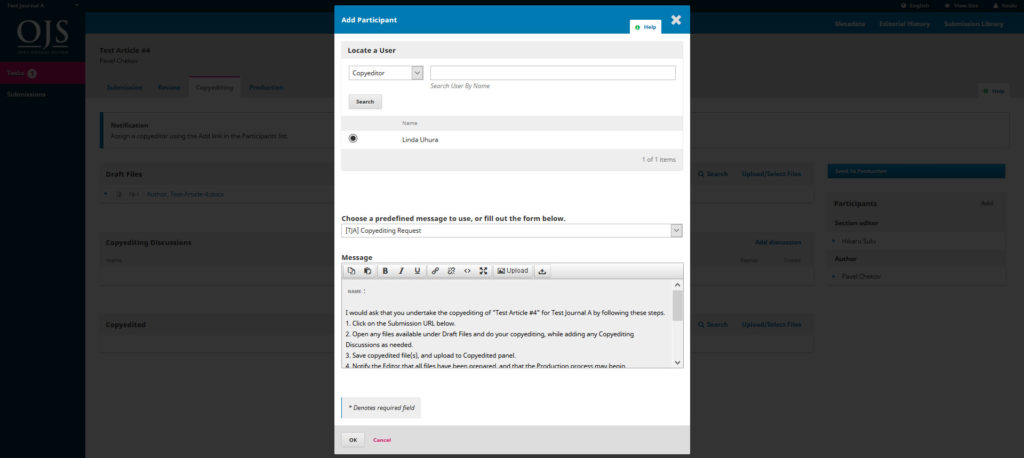 Copyediting | Open Journal Systems