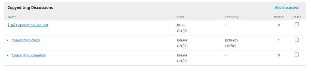 Copyediting | Open Journal Systems
